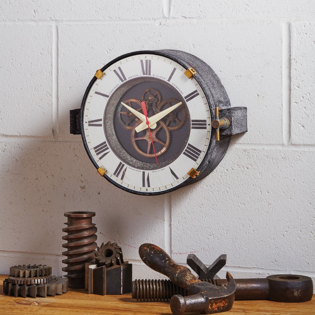 Chicago Factory Wall Clock | MANCODE STYLE