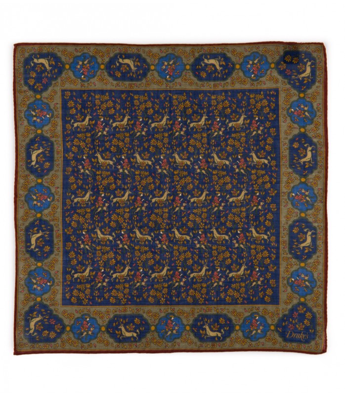 Wool Silk Pocket Square | MANCODE STYLE