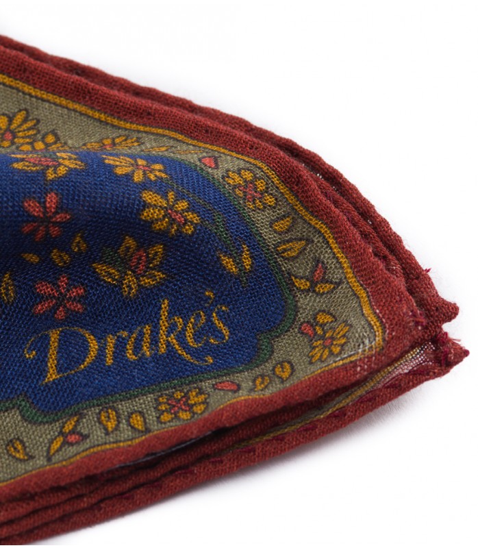 Wool Silk Pocket Square | MANCODE STYLE