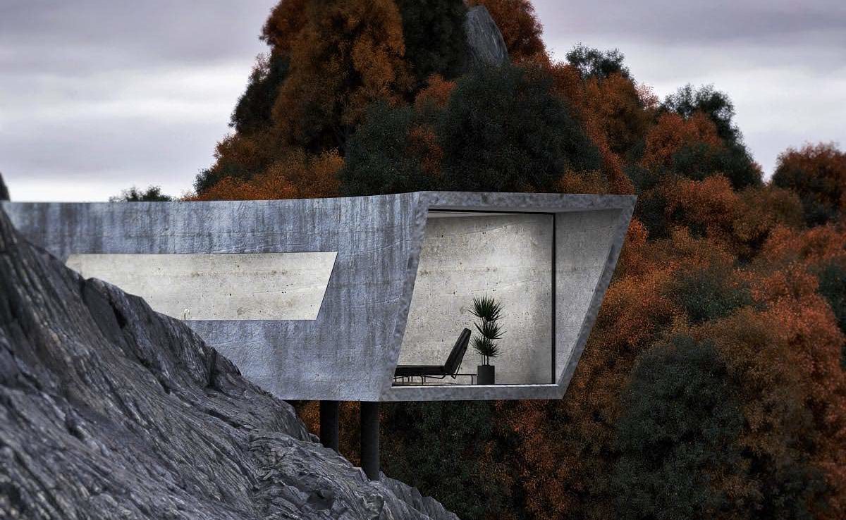 A curved concrete hideout | MANCODE STYLE