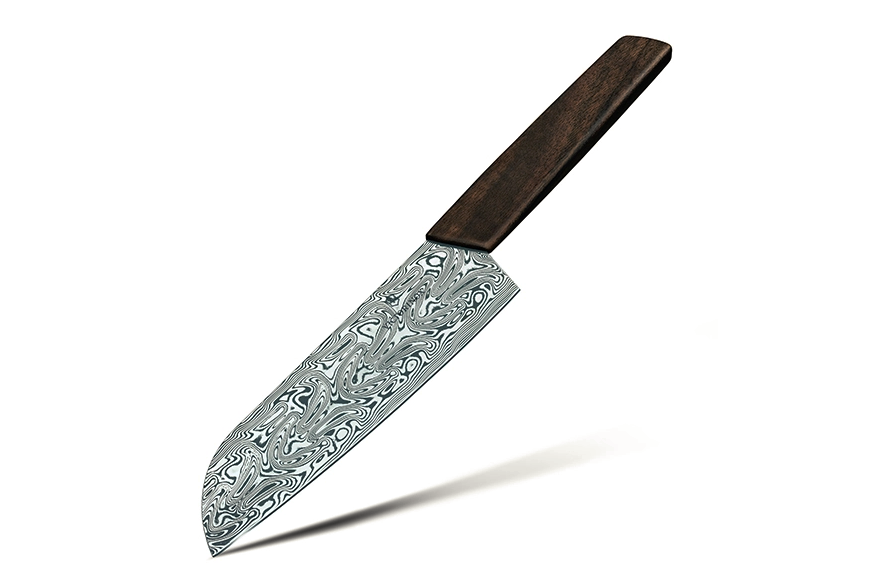 Santoku Damast kitchen knife | MANCODE STYLE
