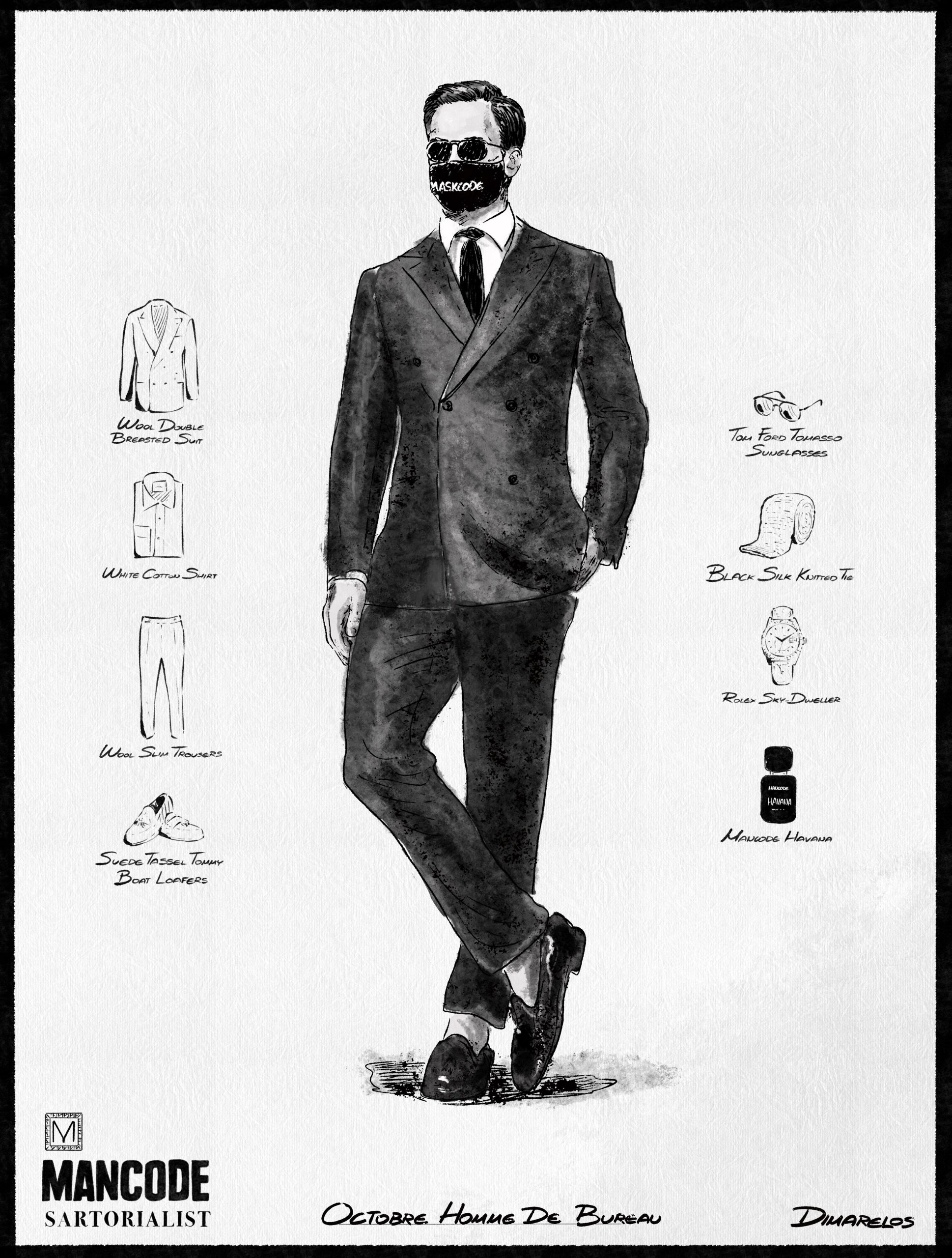 MANCODE Style | Maskcode Octobre Homme De Bureau | MANCODE STYLE
