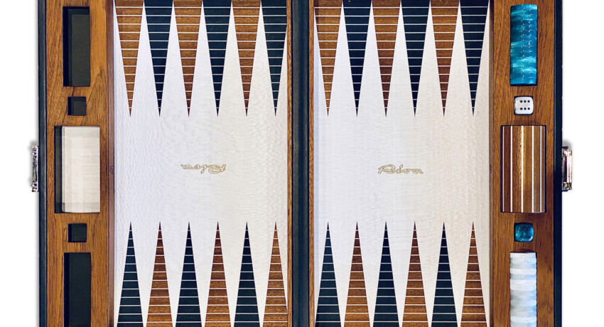Handcrafted Backgammon by Riva | MANCODE STYLE