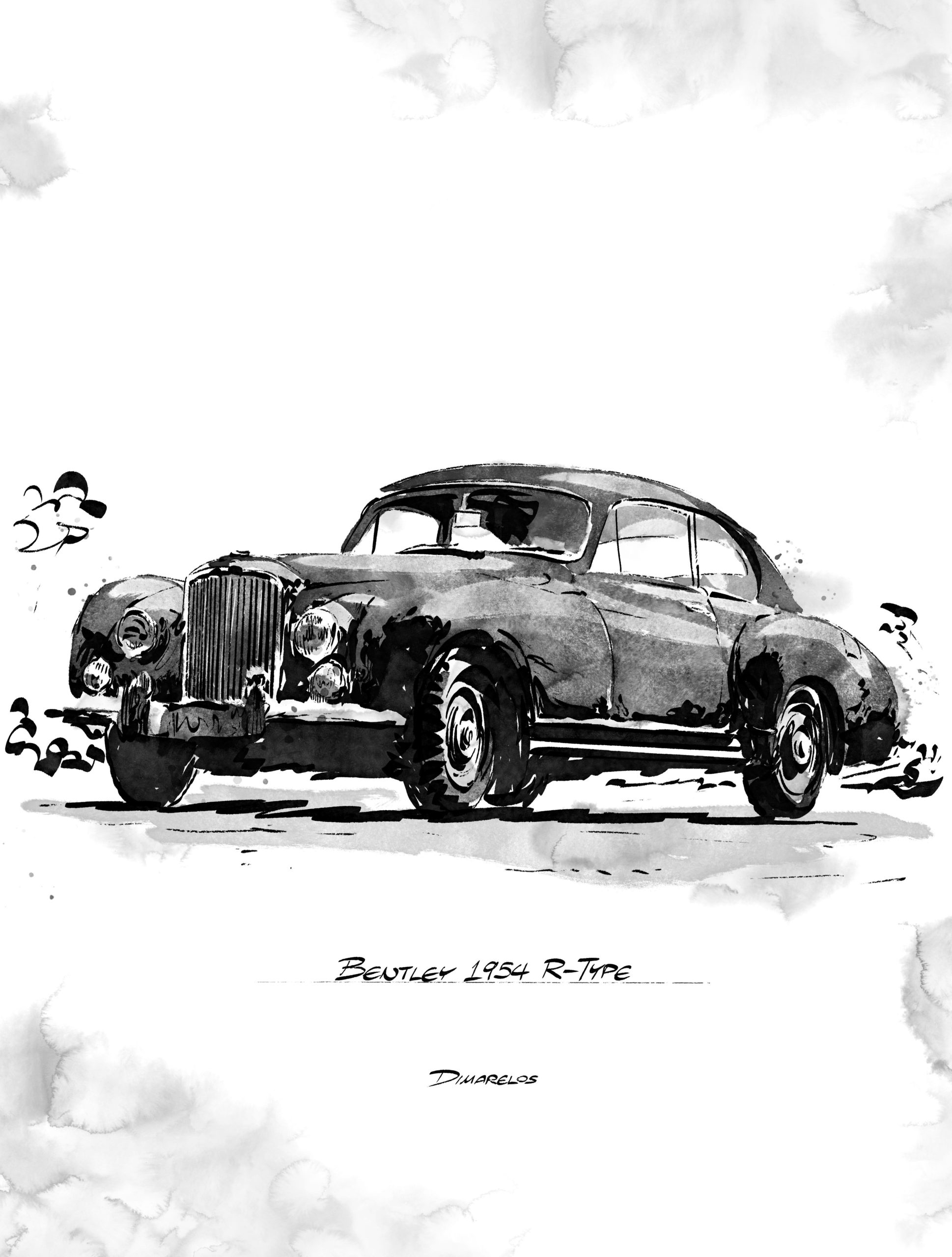 MANCODE Art | Bentley 1954 R-Type | MANCODE STYLE