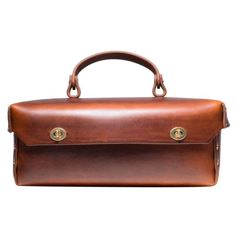 Handcrafted leather tool box | MANCODE STYLE