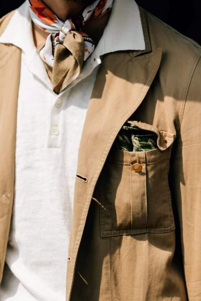 Silk pochette | MANCODE STYLE