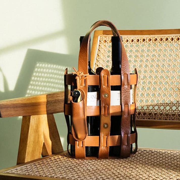Stylish Wine Tote | MANCODE STYLE