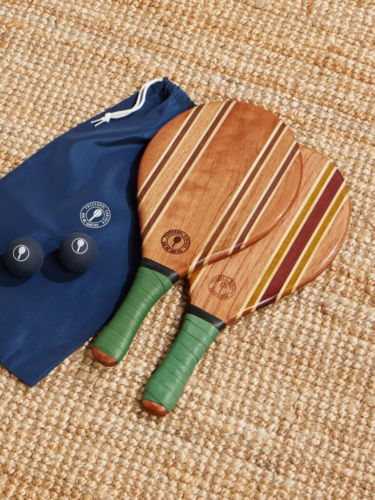 Leblon Wooden Beach Bat and Ball Set | MANCODE STYLE